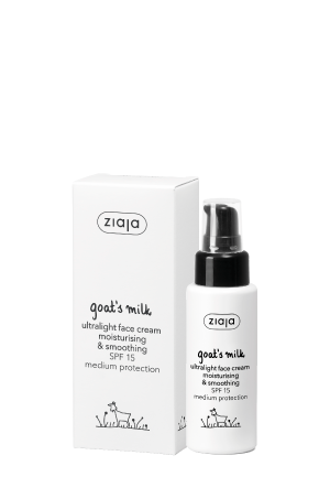 crema facial ultralight SPF 15 leche de cabra ziaja - Ziaja España